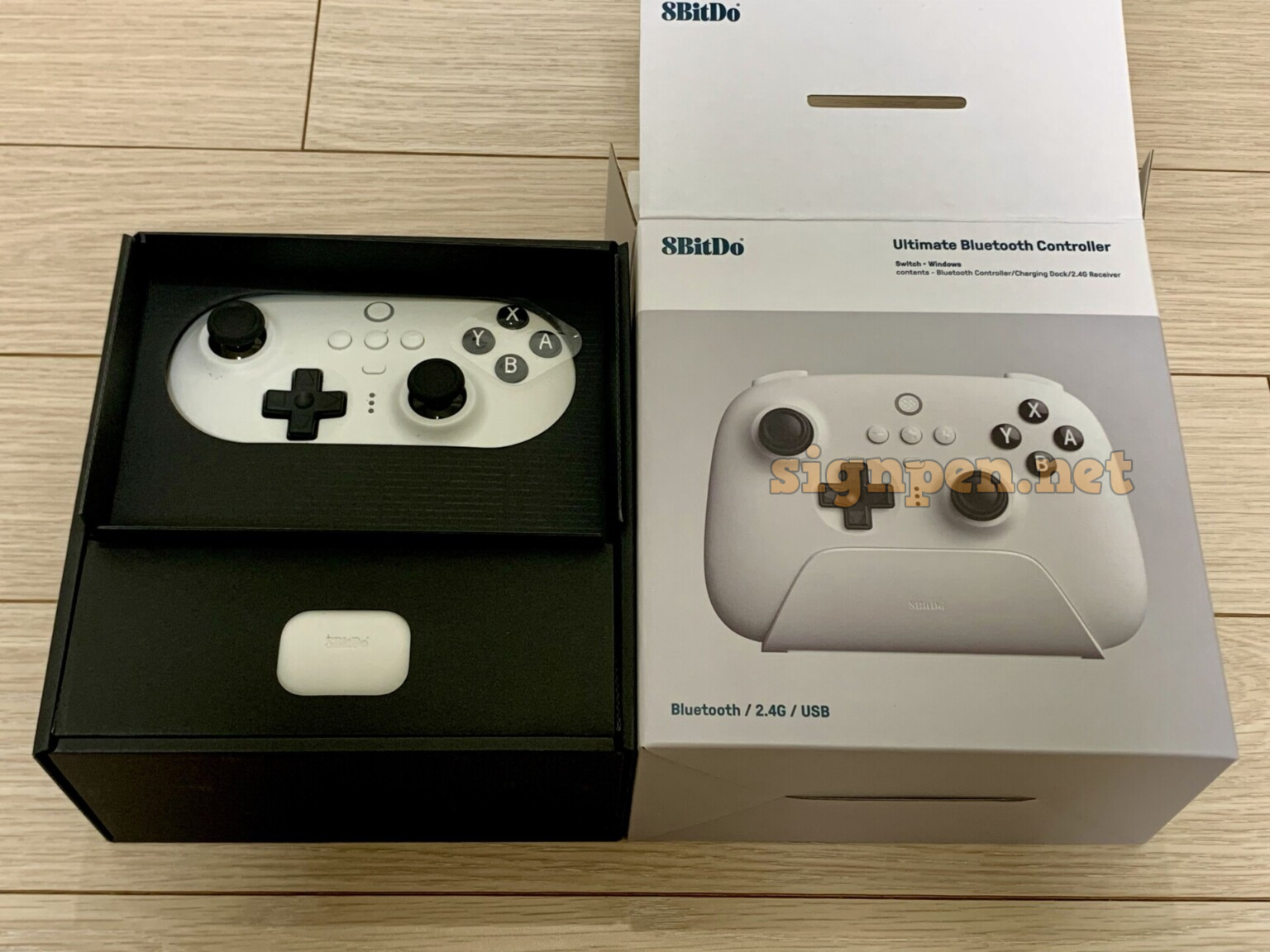 8BitDo 얼티메이트 블루투스 컨트롤러(닌텐도 스위치·윈도우) 개봉 및 리뷰 | 싸인펜의 Lifelog